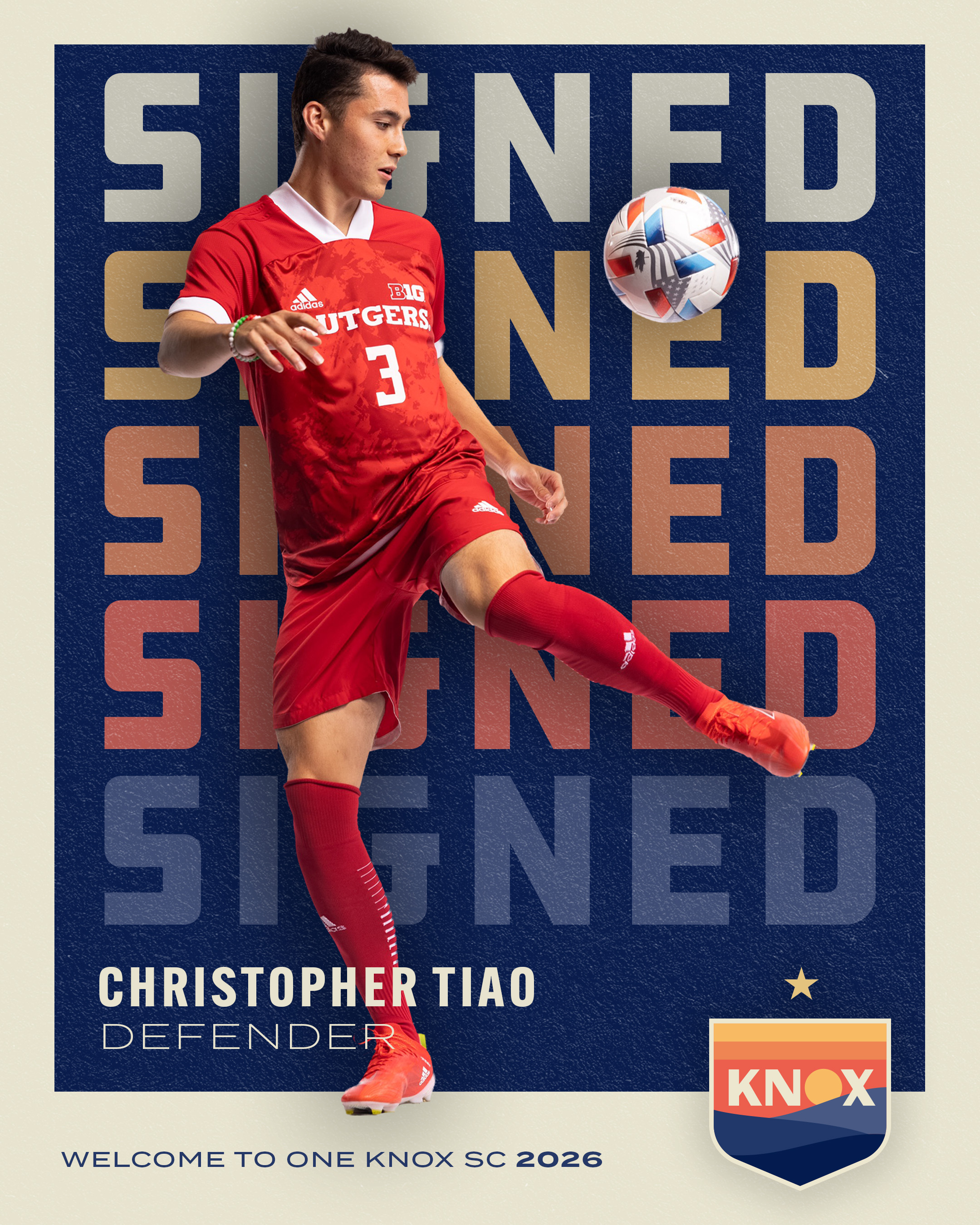One Knoxville SC Announces an addition to the back line in Chris Tiao ...